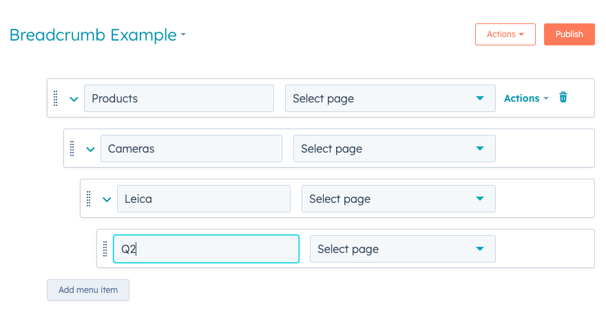 How do I use the Breadcrumb module?